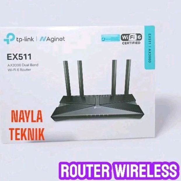 Jual TP-LINK AGINET AX3000 WIFI 6 Router tp link router ex511 acces ...