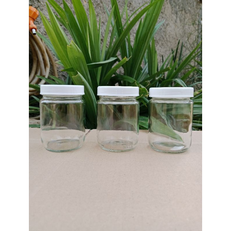 Jual Botol kaca jar 250 ml / botol selai 250ml / Toples jar / toples ...