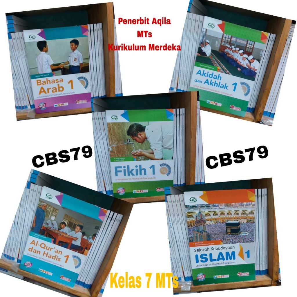 Jual Buku Paket MTs Akidah,fikih,Arab,Hadis,SKi Kelas 7 Kurikulum Merdeka Aqila | Shopee Indonesia