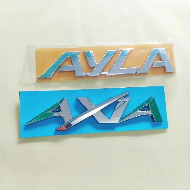 Jual Emblem logo Ayla Axia Perodua astra daihatsu ayla ukuran original ...