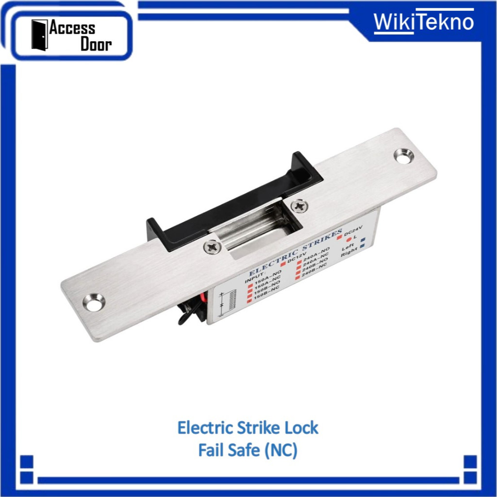 Jual Door Strike - Electric Strike Lock Fail Safe (NC) | Shopee Indonesia