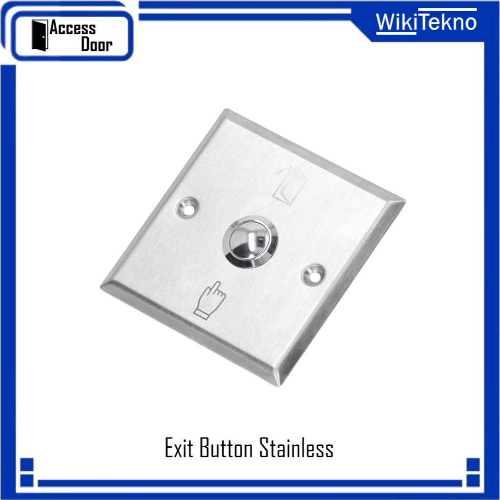 Jual Exit Button Stainless - Exit Door Release Button Access Control | Shopee Indonesia