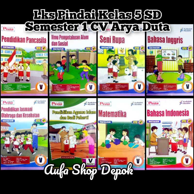 Jual LKS PINDAI KELAS 5 SD SEMESTER 1 KURIKULUM MERDEKA ORIGINAL CV ARYA DUTA | Shopee Indonesia