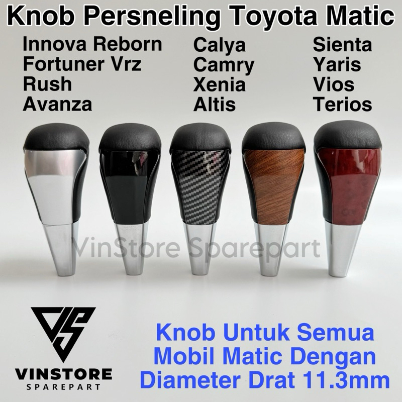 Jual Knob Persneling Mobil Toyota Matic Innova Fortuner Rush Avanza ...