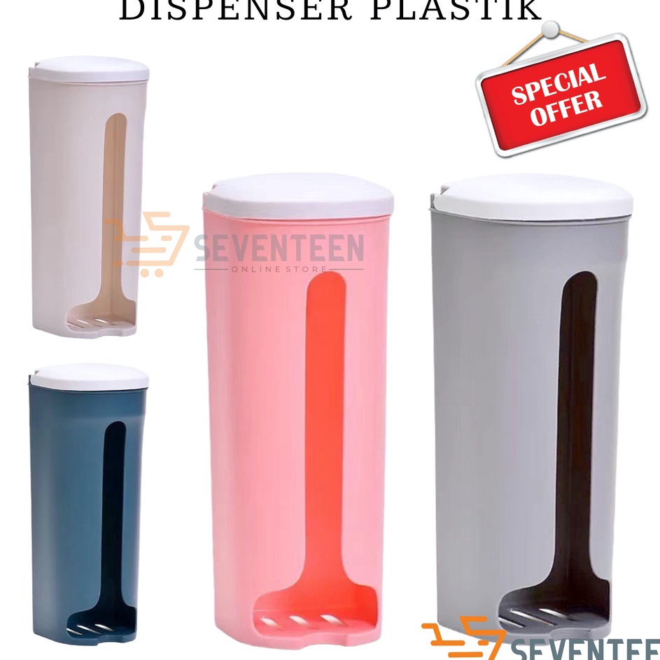 Jual TERMURAH SEVENTEEN DISPENSER KANTONG PLASTIK TEMPEL DINDING TEMPAT ...