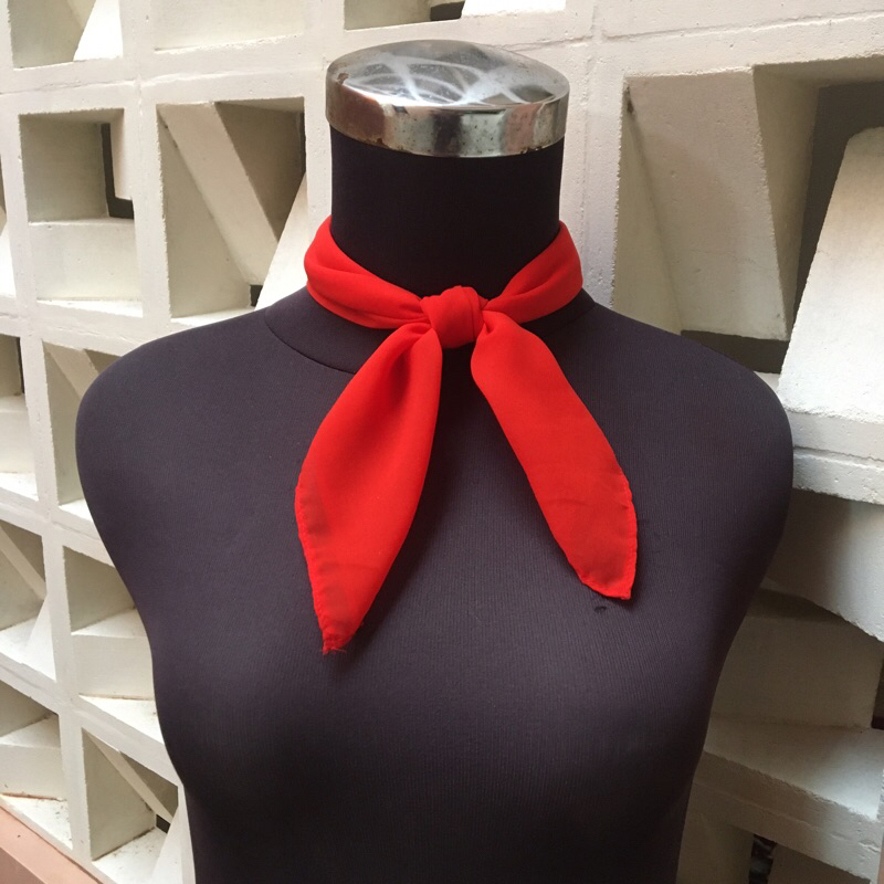 Jual BANDANA IKAT SYAL LEHER RETRO HEADBAND CEWE WANITA AKSESORIS SATIN ...