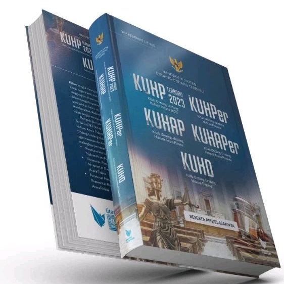 Jual Handbook 5 Kitab Undang-Undang Terbaru: KUHP Terbaru 2023, KUHAP ...