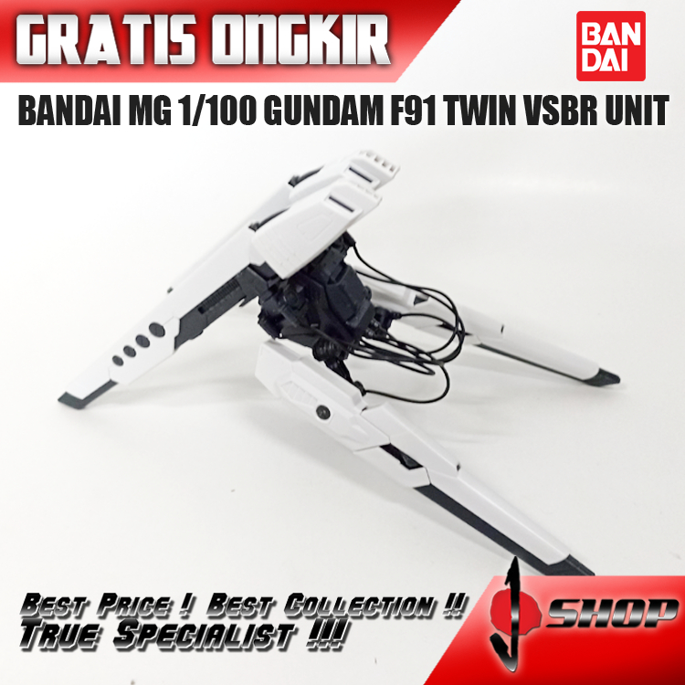 Jual BANDAI MG 1/100 GUNDAM F91 TWIN VSBR UNIT MG1035 | Shopee Indonesia