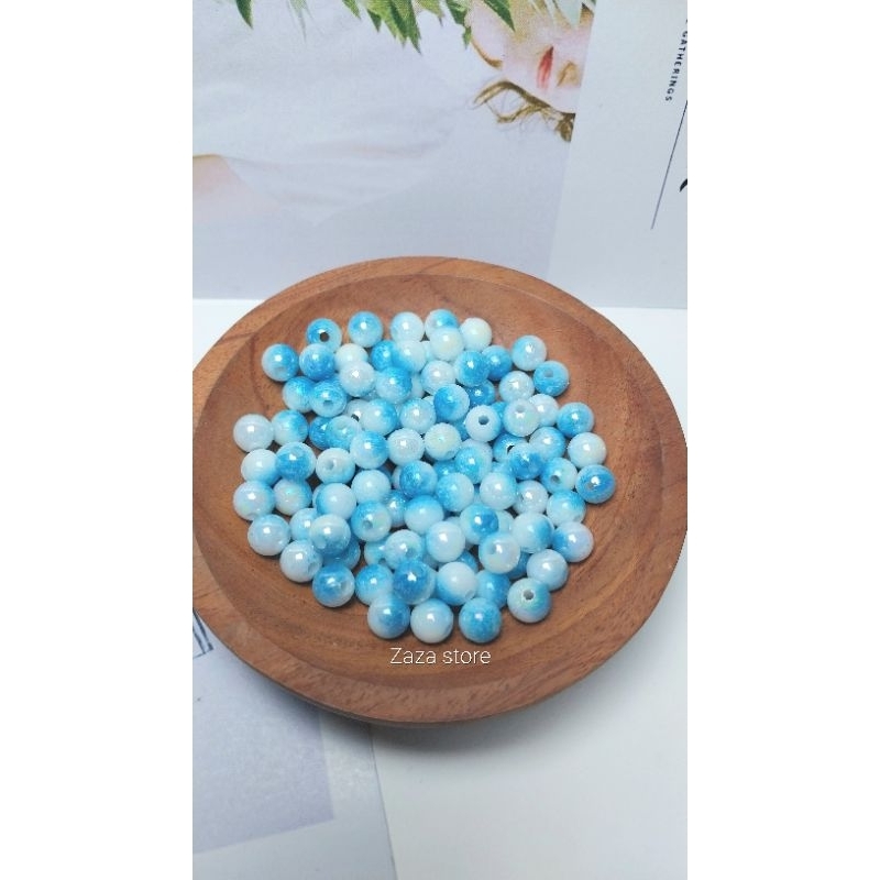 Jual MANIK GRADASI BIRU 8MM | Shopee Indonesia
