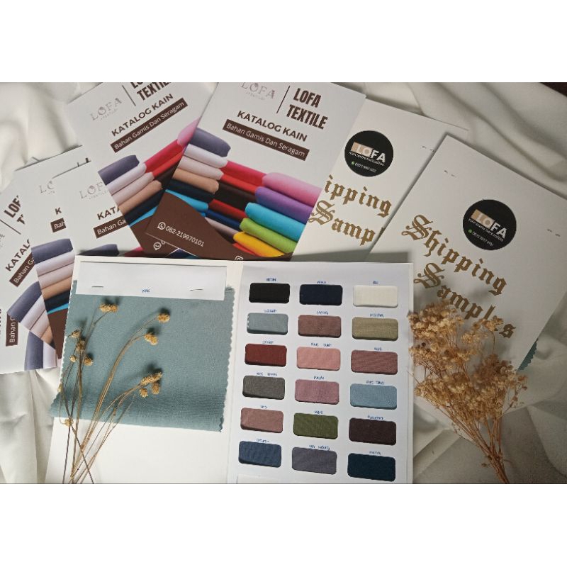 Jual katalog sample warna kain Yoris Yourist Paulista Torino Jasmine ...
