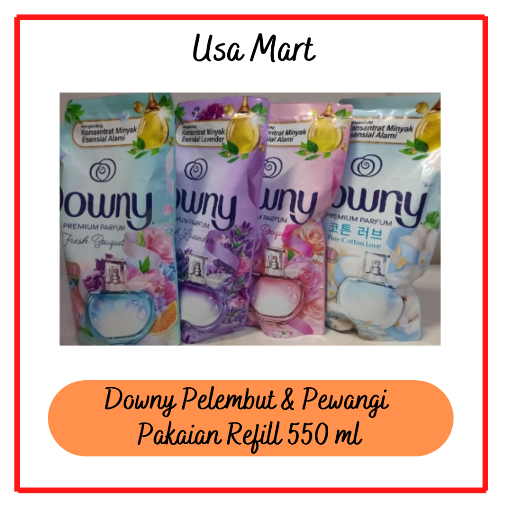 Jual Downy Pelembut dan Pewangi Pakaian Konsentrat Cotton 550ml ...