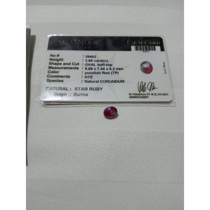 Jual Batu Ruby Star Burma | Shopee Indonesia