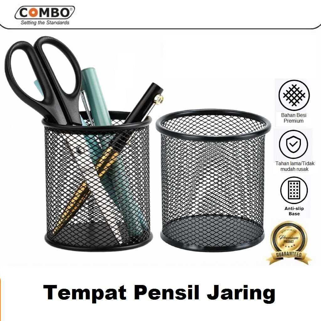 Jual Tempat Pensil Besi Jaring/Tempat Pensil wire mesh/Tempat Pensil ...
