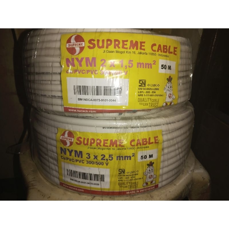Jual KABEL LISTRIK SUPREME | Shopee Indonesia