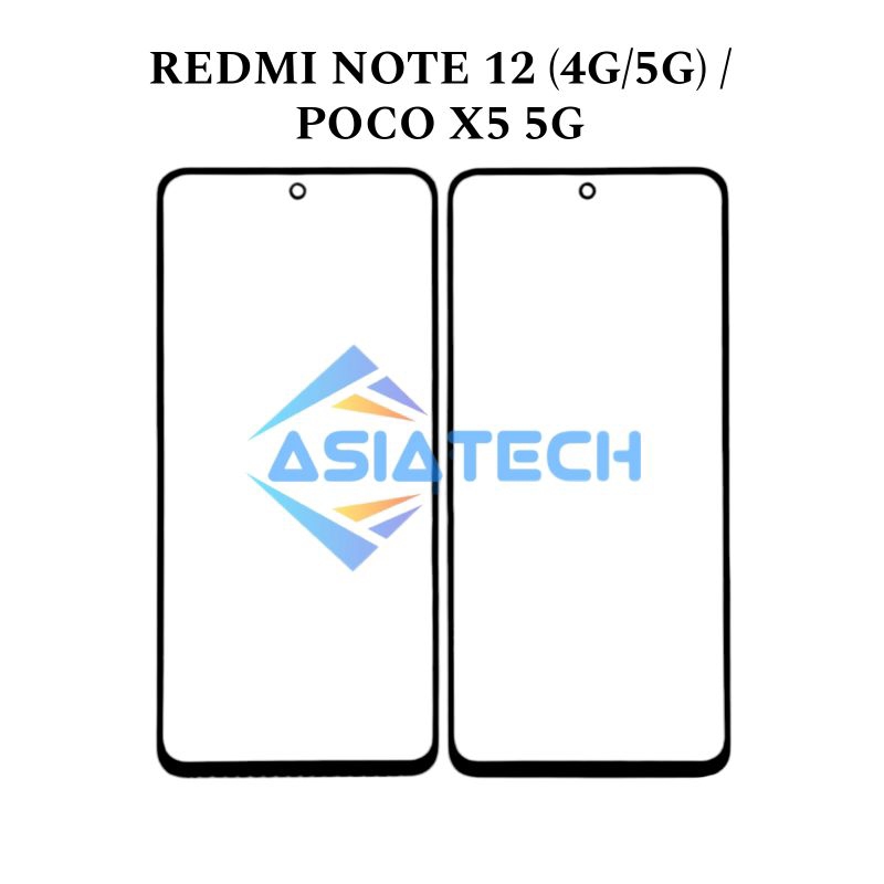 Jual GLASS+OCA XIAOMI REDMI NOTE 12 (4G/5G) / POCO X5 5G KACA LCD GLAS PLUS LEM OCA ORIGINAL NEW ...