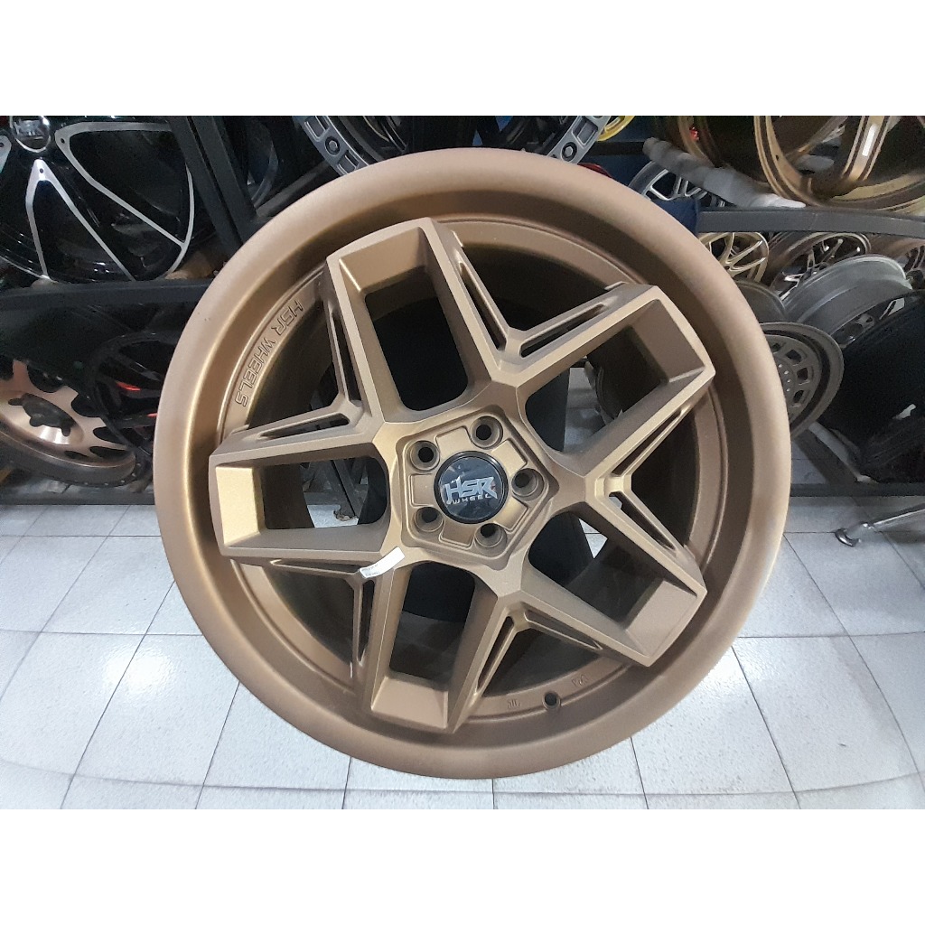 Jual VELG BARU PROMO HSR WASILE R18 PCD 5X100 MBRZ ALL NEW AVANZA , ALL ...