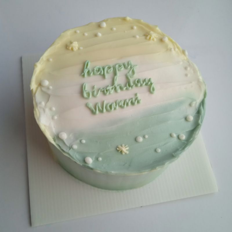 Jual [BISA CUSTOM] Ukuran 12cm Korean Bento cake Semarang | Shopee ...