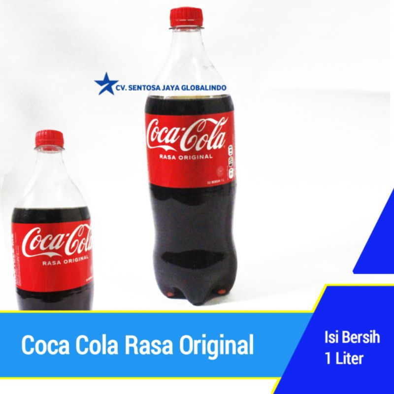 Jual Coca Cola Original Soft Drink 1 Liter | Shopee Indonesia