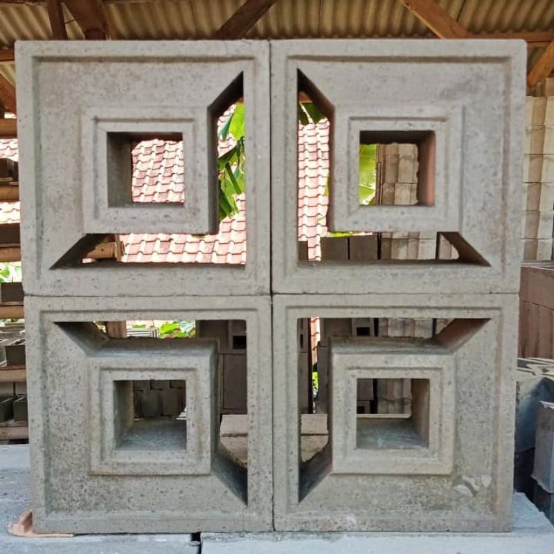 Jual Roster Beton Minimalis Terbuat Dari Cor Motif Ig Ukuran 20x20 cm ...