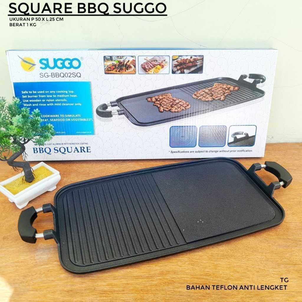Jual SUGGO MULTI GRILL PAN / Alat panggang daging BBQ / TANPA LENGKET ...