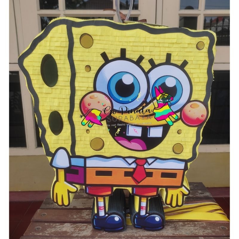 Jual pinata ulangtahun pinata spongebob | Shopee Indonesia