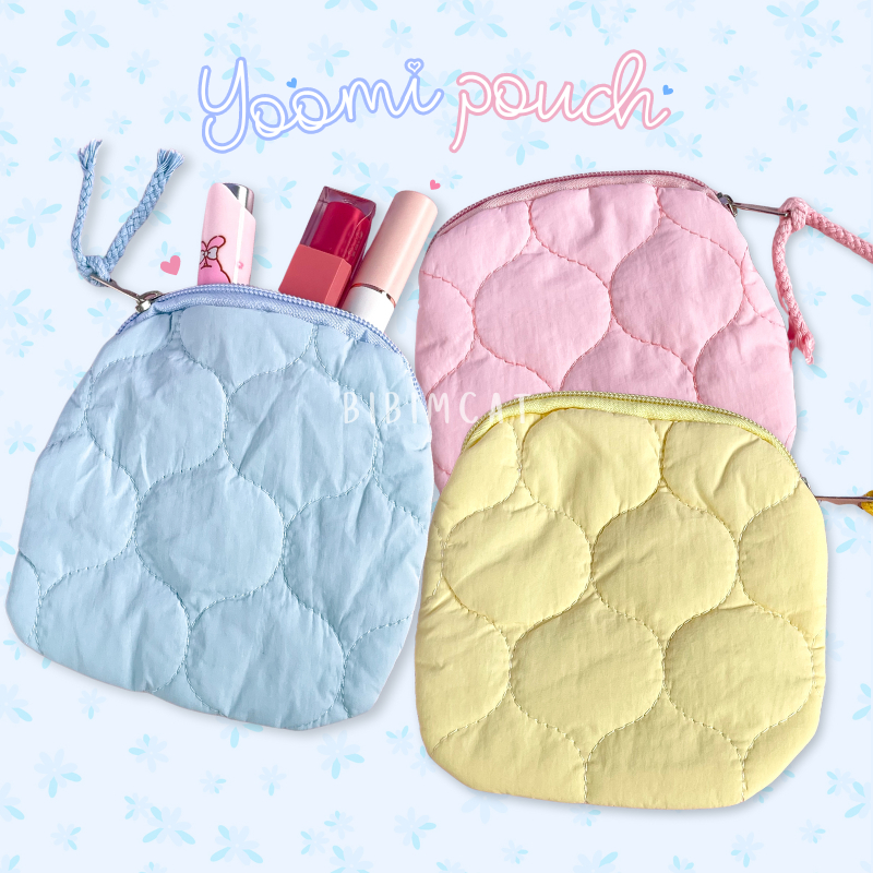 Jual Yoomi Mini Pouch Multi Fungsi / Travel Organizer Puffy Puffer ...