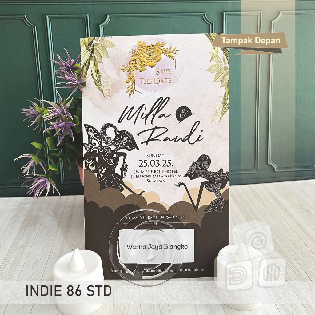 Jual Blangko Undangan JAVA INDIE 86 STD / Undangan Blangko / Kertas ...