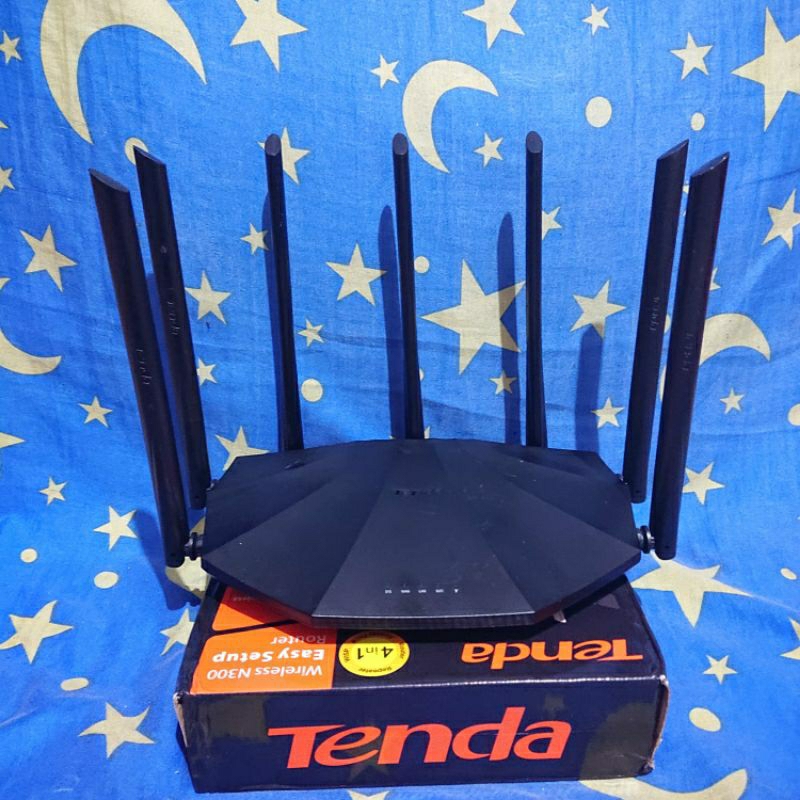 Jual TENDA AC23/2100 ROUTER Wi-Fi Dual-Band Port Lan Sudah Gigabite ...