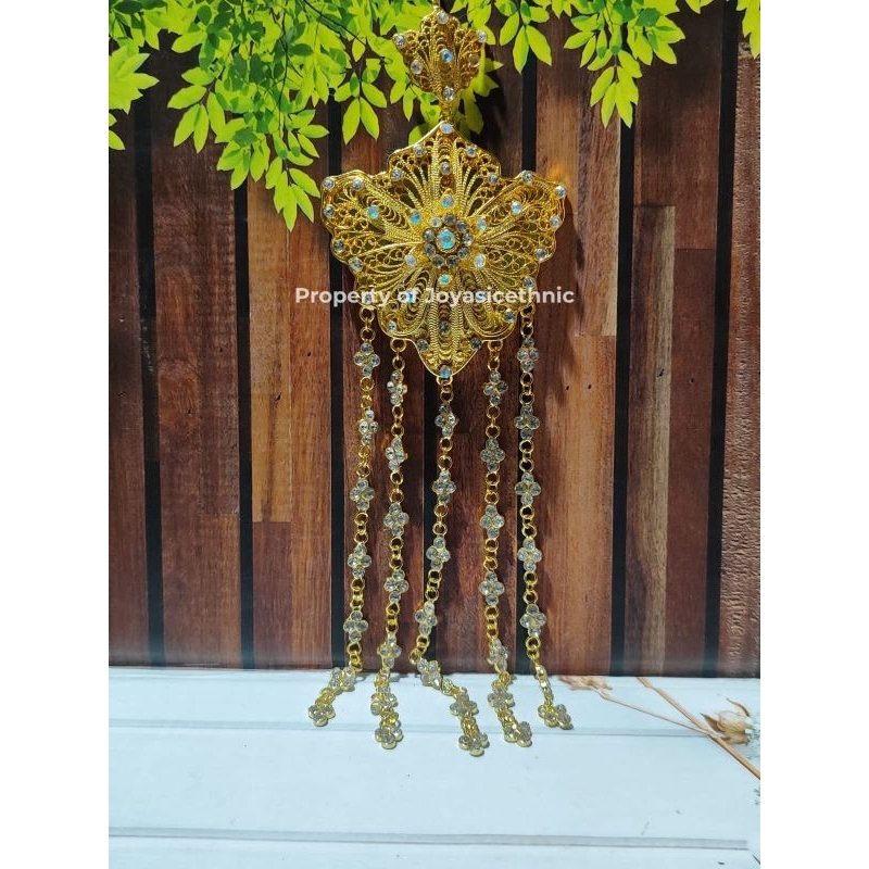 Jual Sarampa | Aksesoris Pengantin Pria | Adat Bugis | Model Daun ...