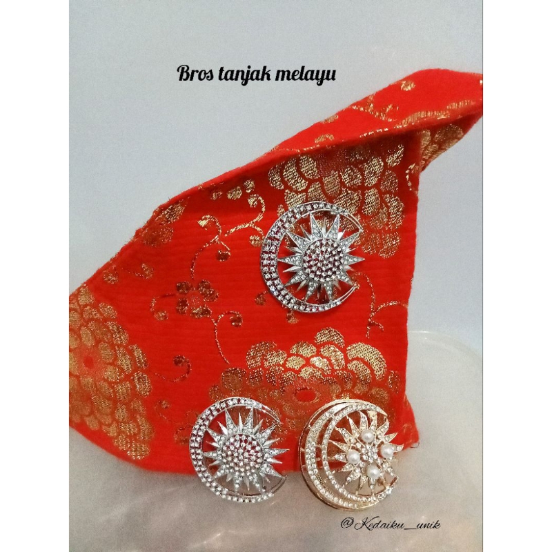 Jual Bros tanjak melayu/Bros peci/Bros bulan bintang | Shopee Indonesia