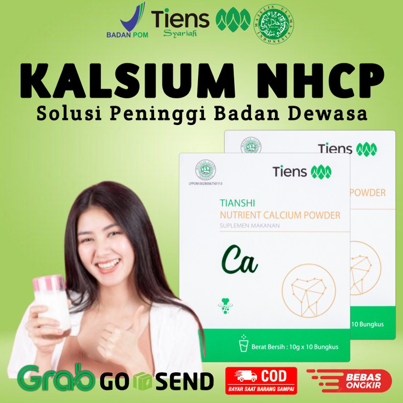 Jual Susu Peninggi Badan Tiens Nutrient High Calsium Powder NHCP ...