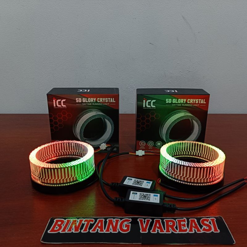 Jual SHROUD BULAT RGB 2.5 INCH 5D KRISTAL SAMBA MERK ICC | Shopee Indonesia