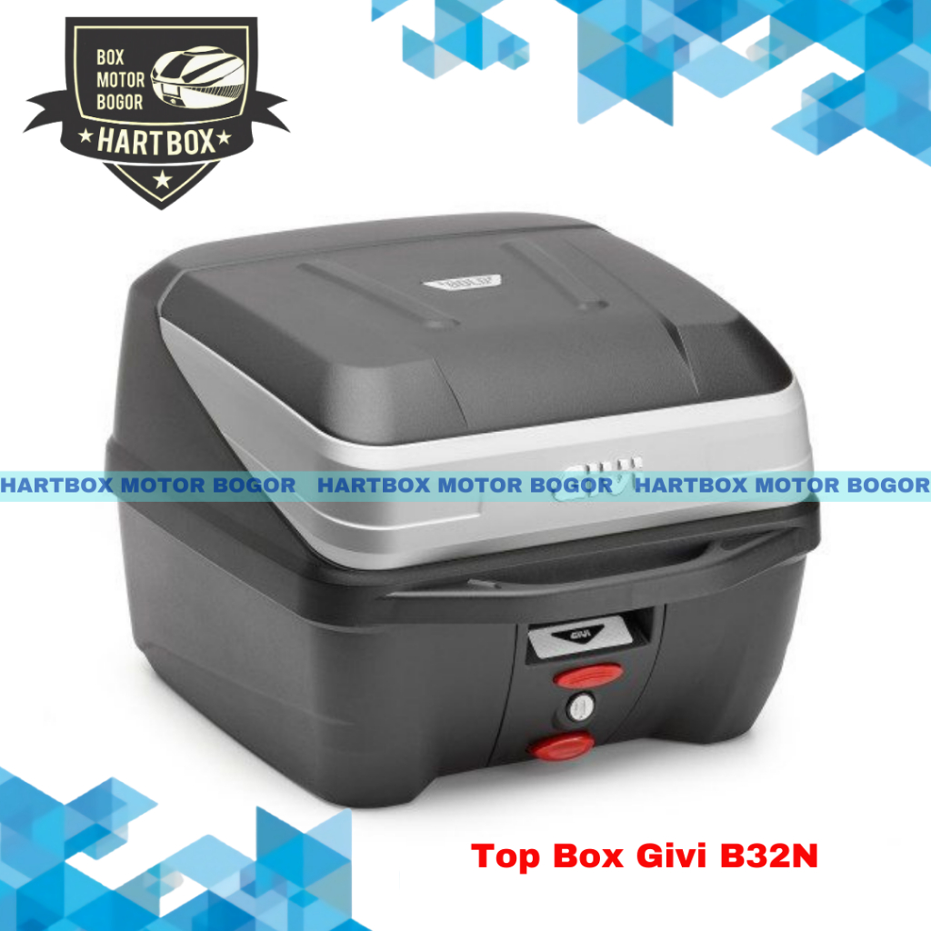 Jual Box Motor Box Touring Givi B32N | Top Box Givi B 32 Bold | Pusat Box Motor Bogor | Shopee ...