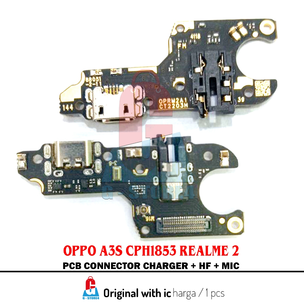 Jual PAPAN CAS / PCB KOENKTOR CHARGER OPPO A3S CPH1853 REALME 2 ...