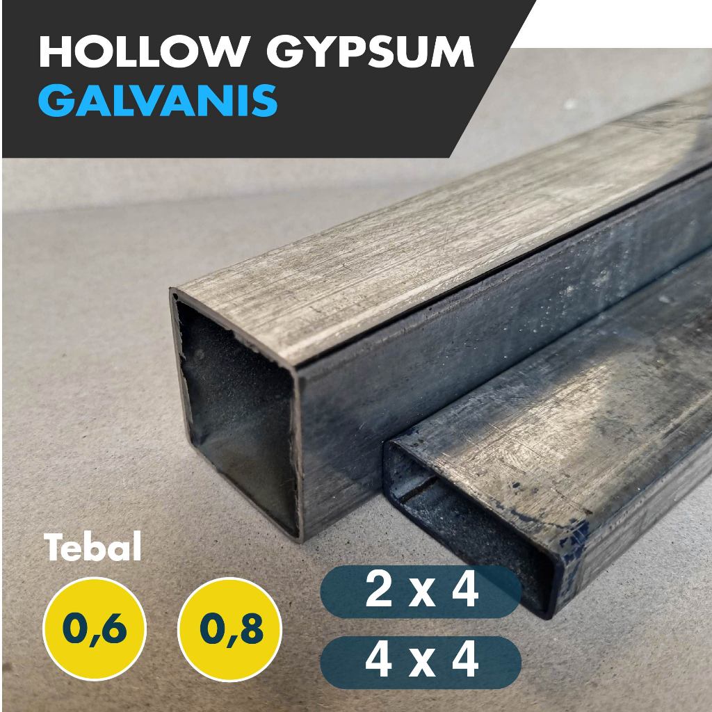 Jual HOLLOW 0,6 / 0,8 / HOLO VARIAN / RANGKA HOLLOW GYPSUM / HOLLOW ...
