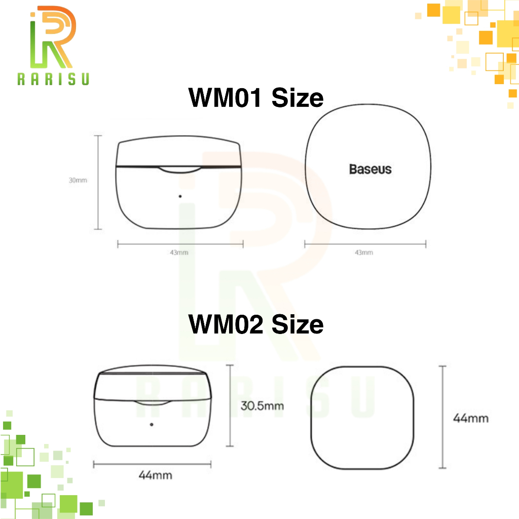 Jual Case Baseus WM01 WM02 3D Kartun Lucu Casing Earphone TWS Pelindung ...