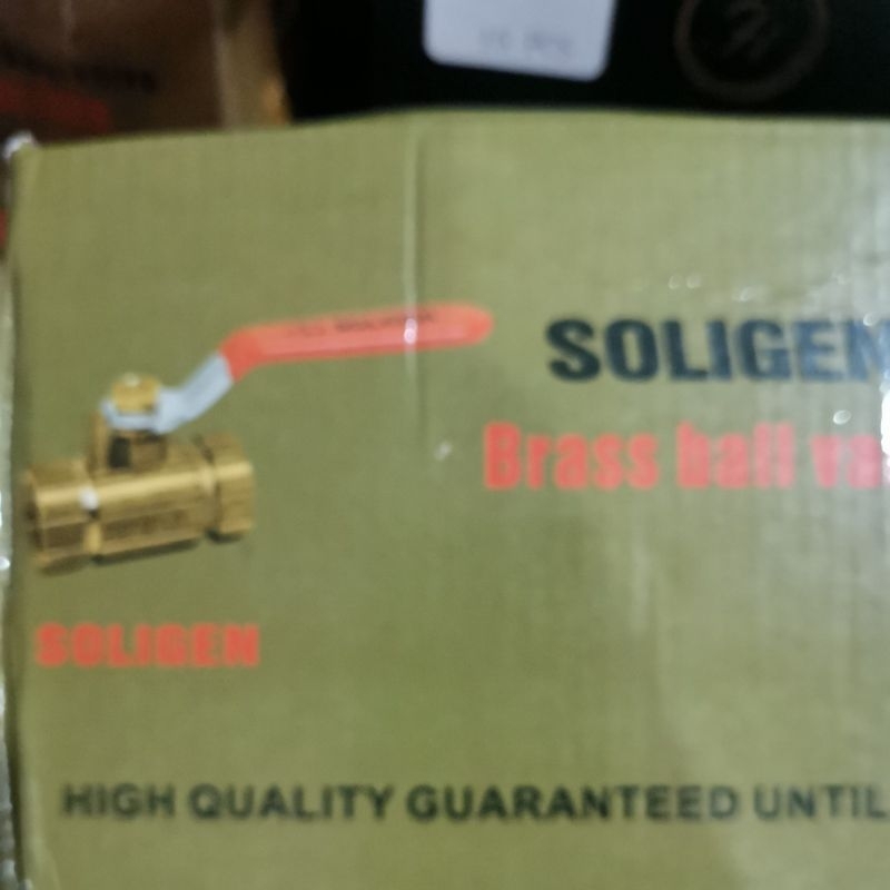 Jual Ball Valve Kuningan 1/2 " Soligen | Shopee Indonesia