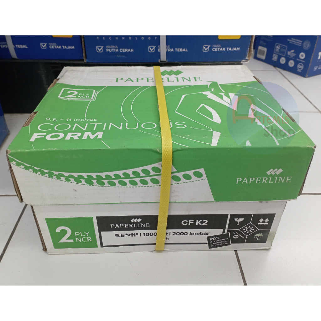 Jual Kertas Continuous Form PAPERLINE 2 Ply K2 Putih Kertas Komputer CF ...
