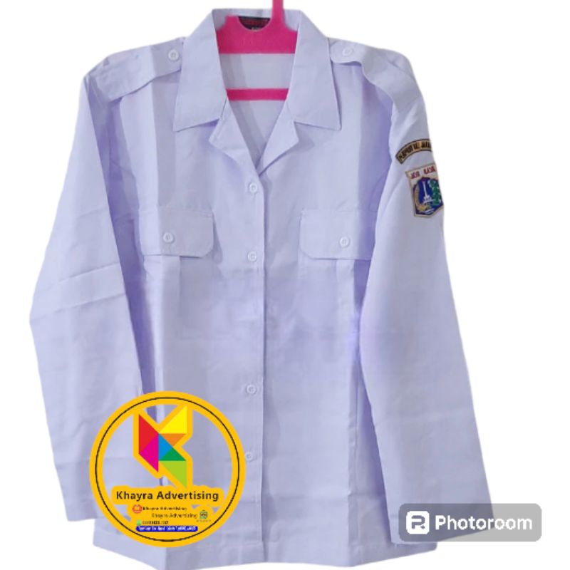 Jual seragam pns permpuan | kemeja putih pns cewek | pakaian kerja pns ...