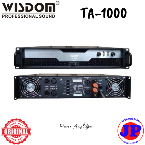 Jual Wisdom TA-1000 Power Amplifier Original TA1000 | Shopee Indonesia
