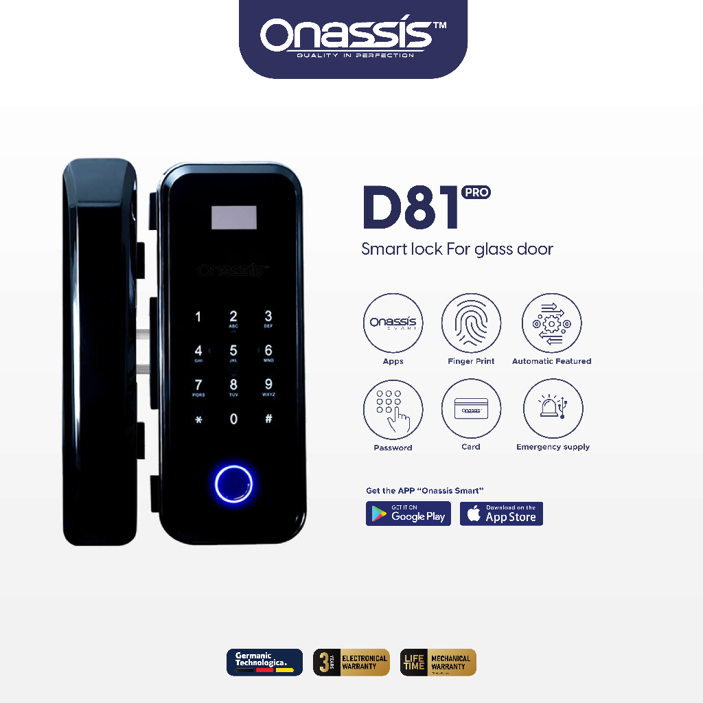 Jual SMART LOCK - SMART HOME ONASSIS D81 PRO | Shopee Indonesia