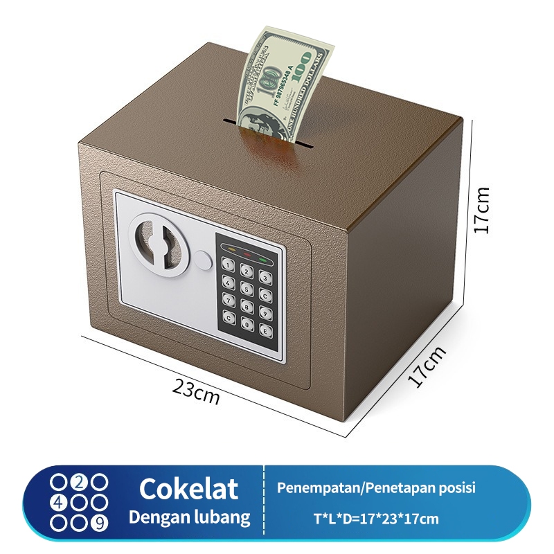 Jual Safe Deposit Box Safety Box Tempat Barang Berharga Berangkas Mini ...