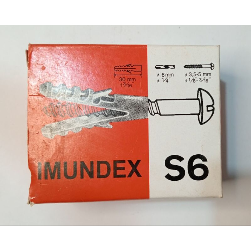 Jual Imundex s6 angkur plastik untuk tembok fisher dinding | Shopee Indonesia