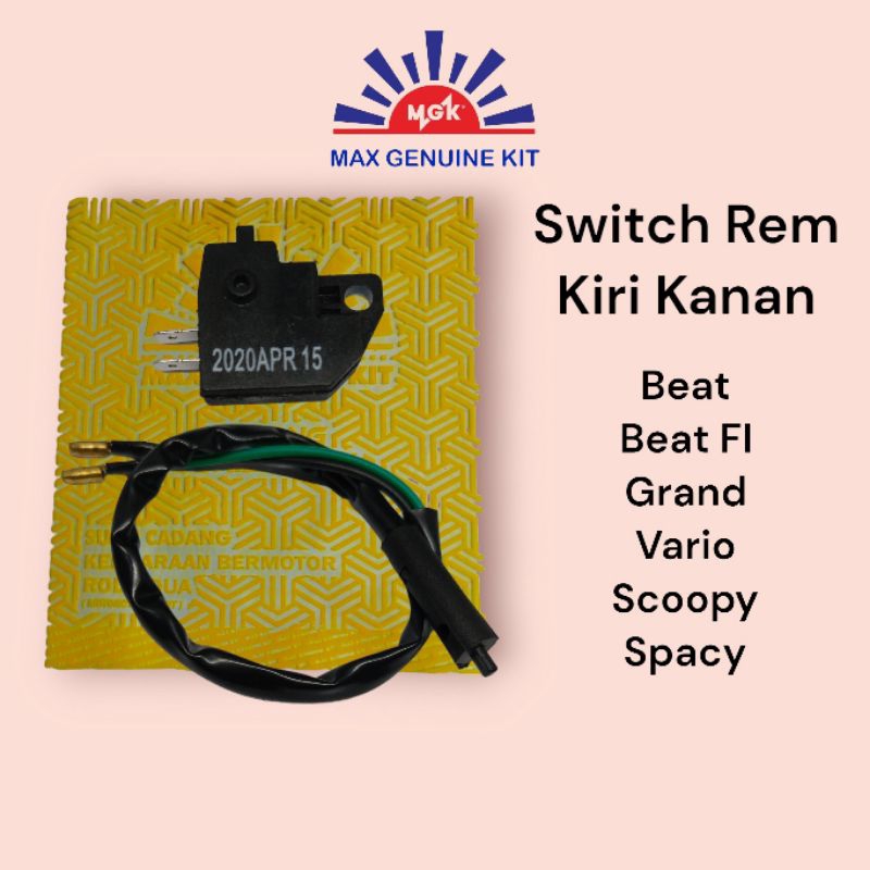 Jual Switch Swit rem kiri kanan beat ,GRAND Vario karbu, vario 125 ...