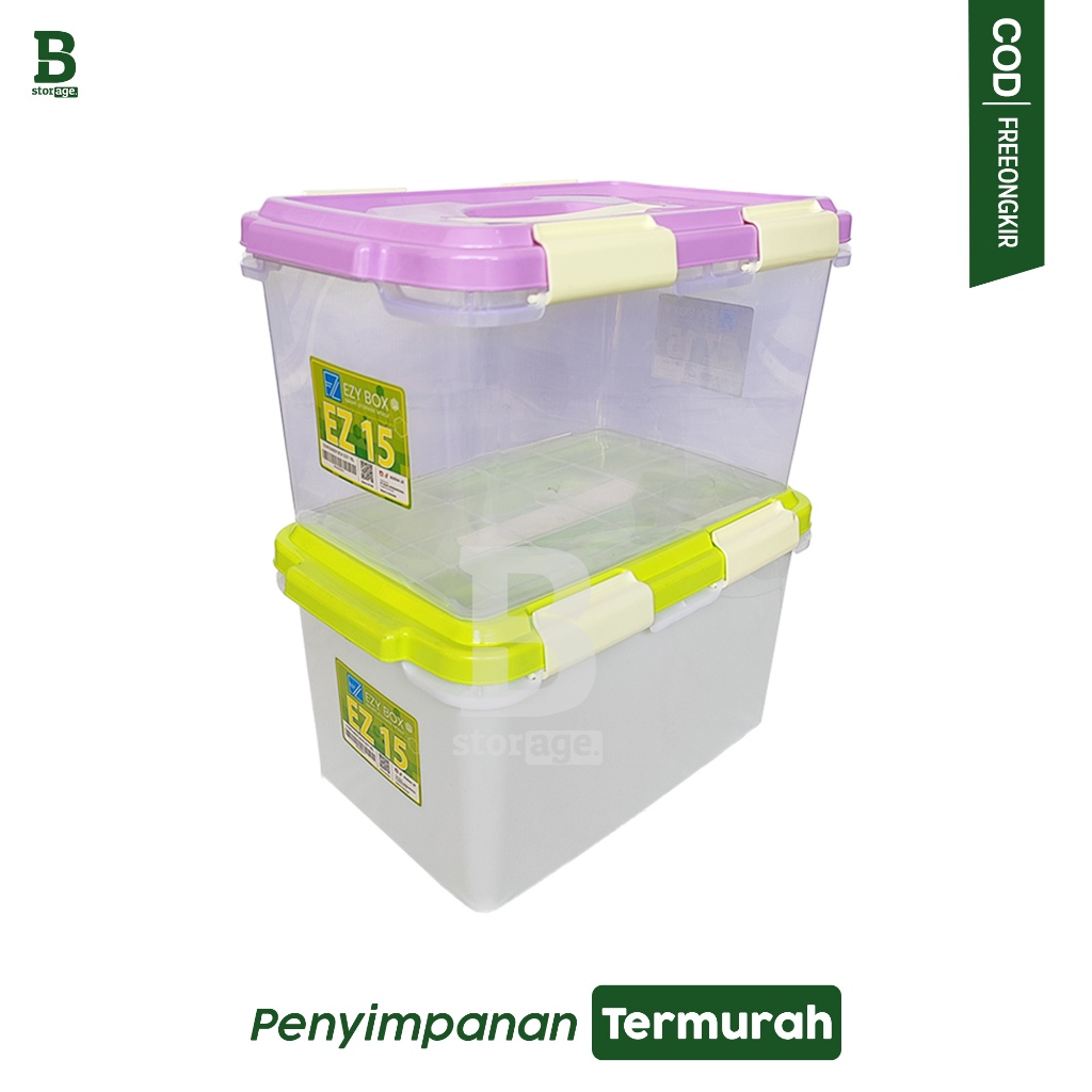 Jual EZY Box Container Murah Serbaguna Cb 15 Liter Kotak Makanan Beras ...