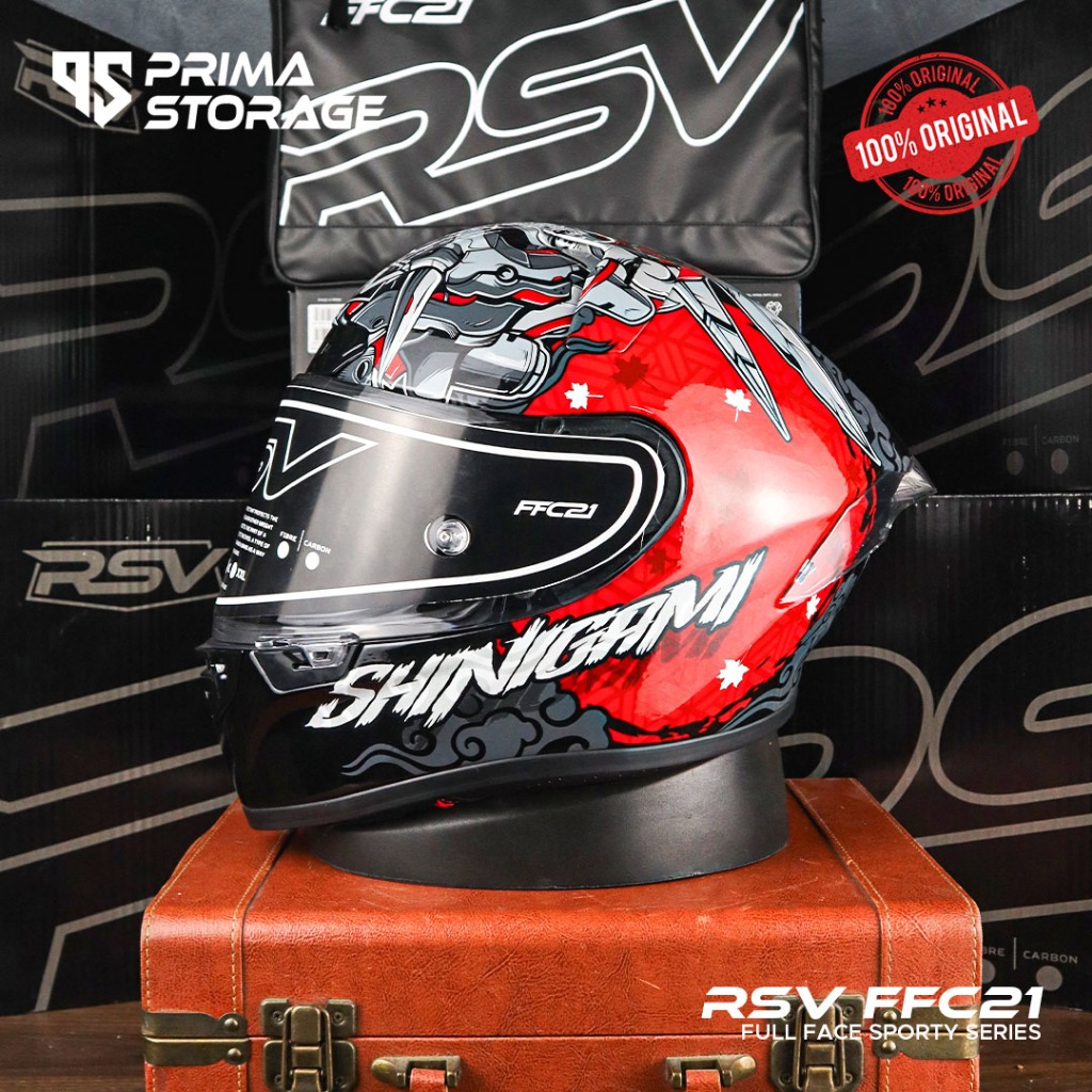 Jual RSV HELMET FFC21 SHINIGAMI FIBER COMPOSITE / HELM RSV | Shopee ...
