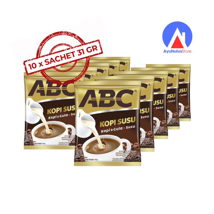Jual 1 Renceng Kopi ABC Susu 31 gr | 10 Sachet Kopi Susu Pilihan Saat Kumpul Bersama Teman ...