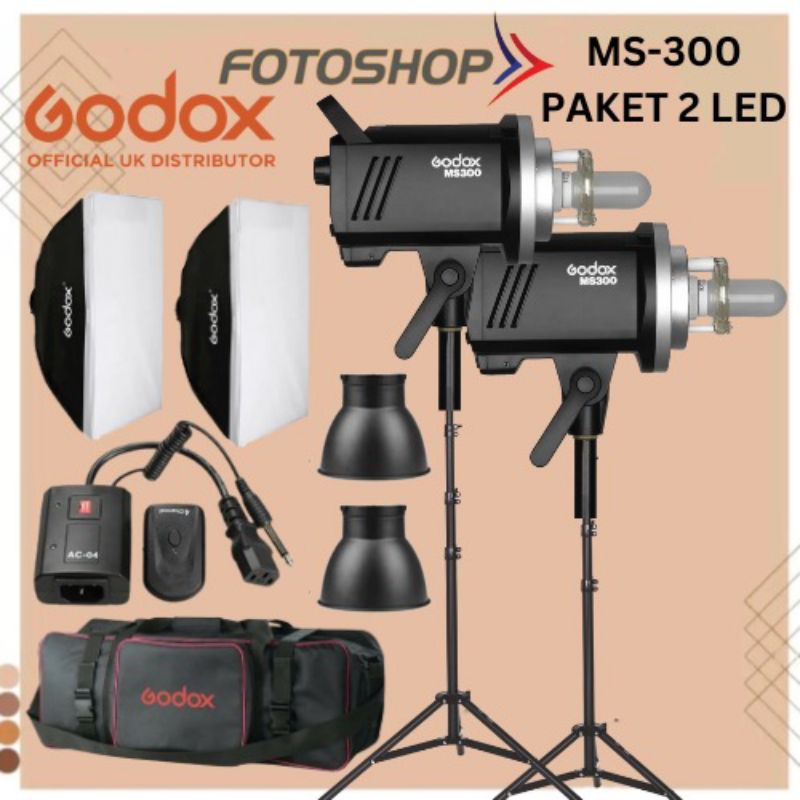 Jual LAMPU LED GODOX MS300 V MS-300V MS 300 STUDIO VIDEO LIGHTING ...