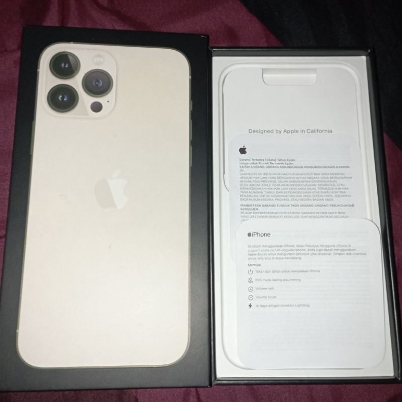 Jual Dus Box iPhone 13 Pro Max Gold iBox Digimap Original | Shopee ...