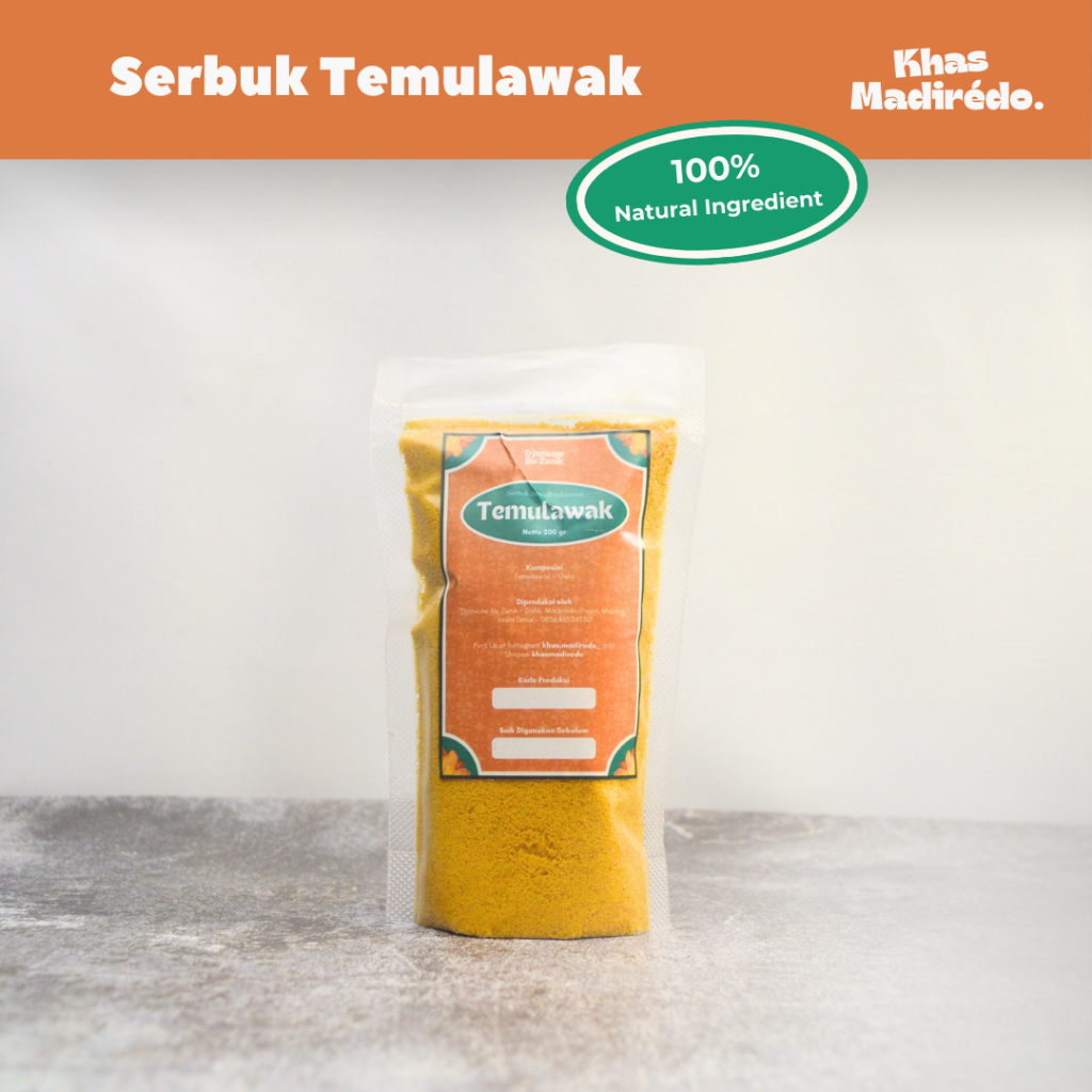 Jual Bubuk Temulawak / Curcuma Powder - Premium Natural Ingredient ...